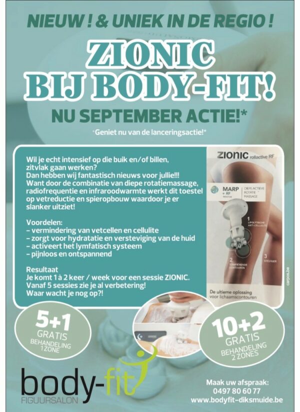 Nieuw: Zionic bij Body-Fit! - Body-Fit Figuursalon